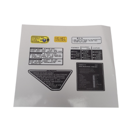Stickerset instructe Honda MB-8 7-delig (HC01 framenummer)