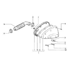 Luchtfilter Gilera Runner FXR 180 2-takt