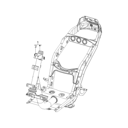 Frame Piaggio Zip 50 SP 2-takt LC 2006-2013