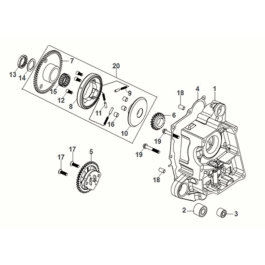 Crank case-oil pump assy Sym Orbit III 50 E5