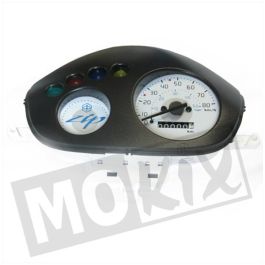 Kilometerteller / Cockpit set Piaggio Zip 2010 (2-Takt) witte wijzer ...